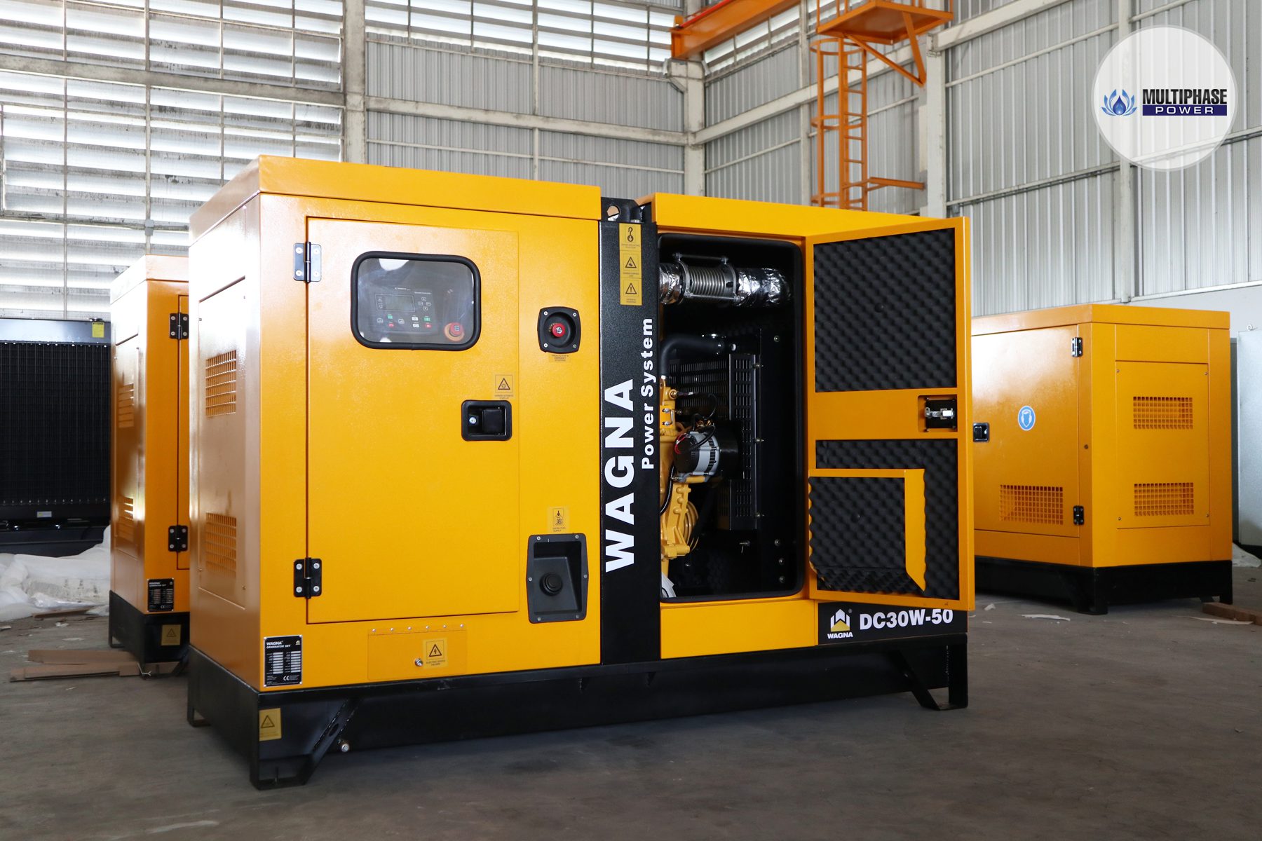 เครื่องกำเนิดไฟฟ้า Wagna รุ่น DC30W-50P | Multiphase Power