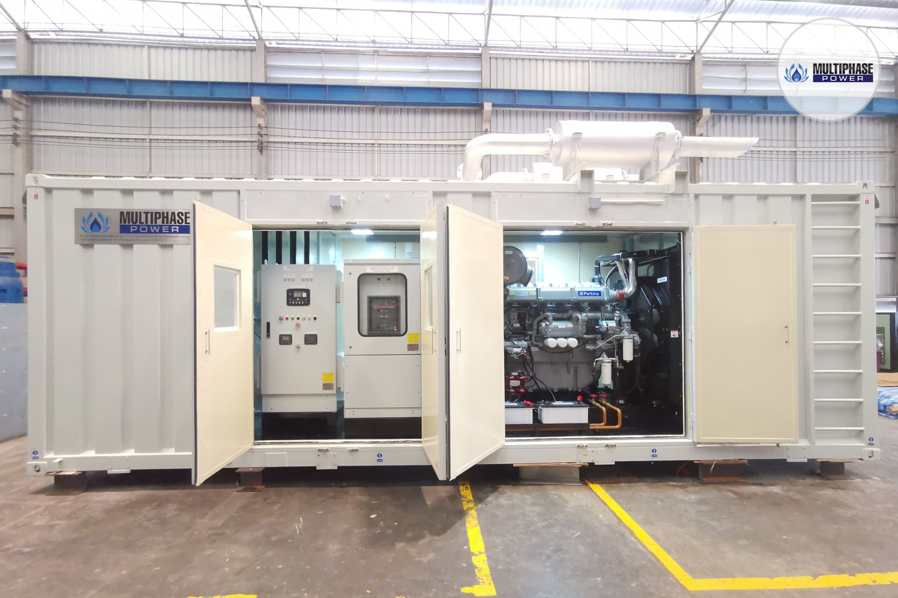 Multiphase Power Container Type 880 kVA - Diesel Generator