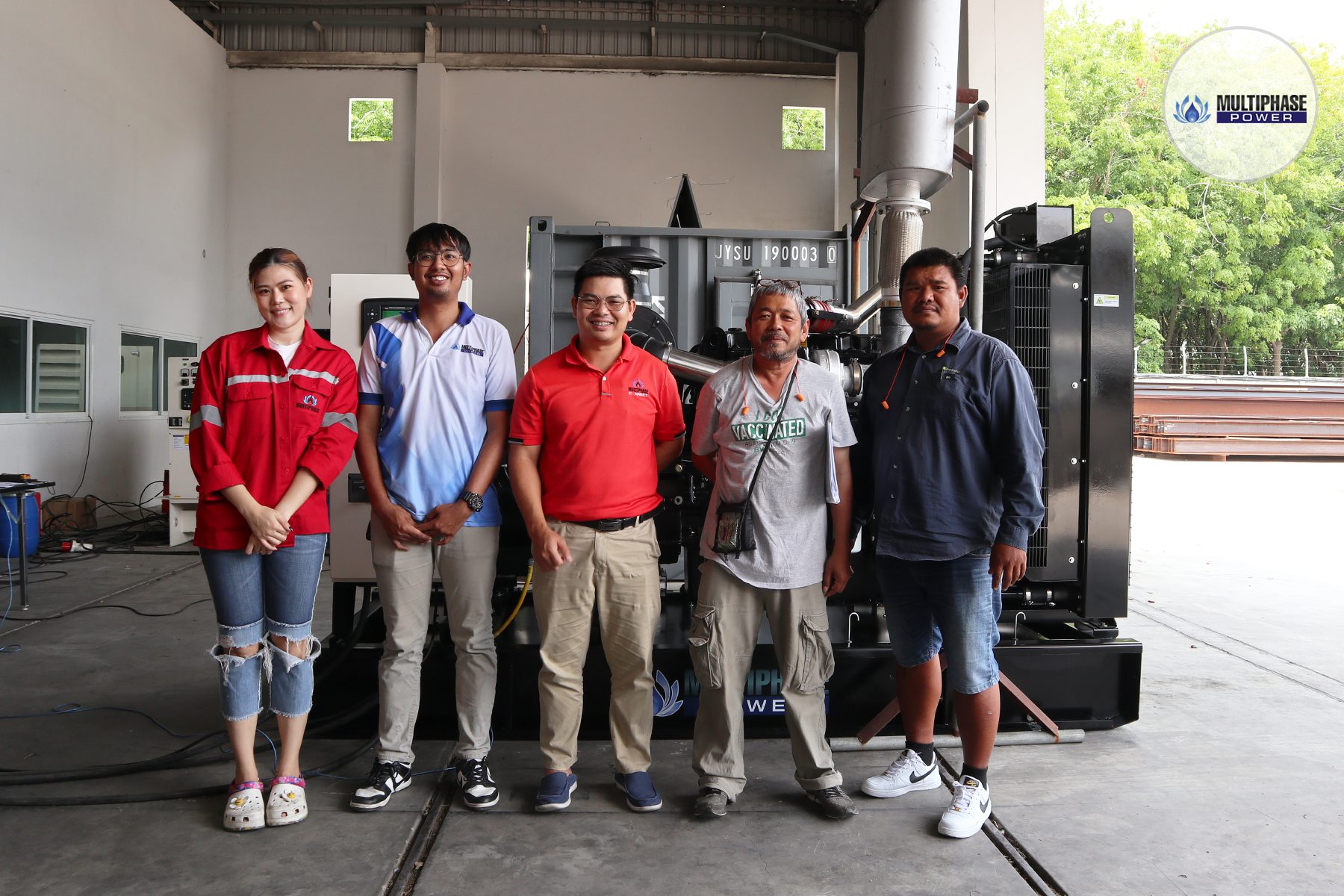 Generator 500 kVA for Resort - Multiphase Power Reference